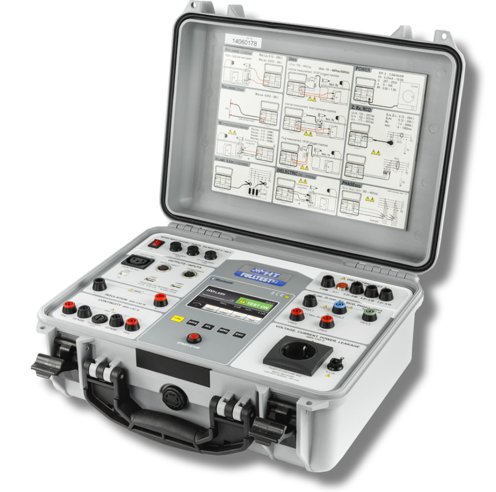 Miernik bezpieczeństwa elektrycznego HT Italia FullTest 3 - Videotekst